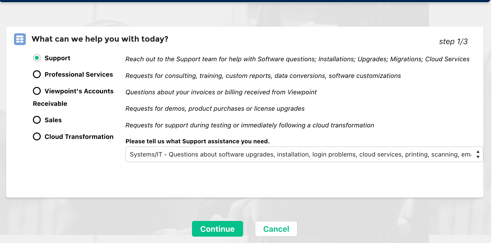 How to set up Vista Spectrum